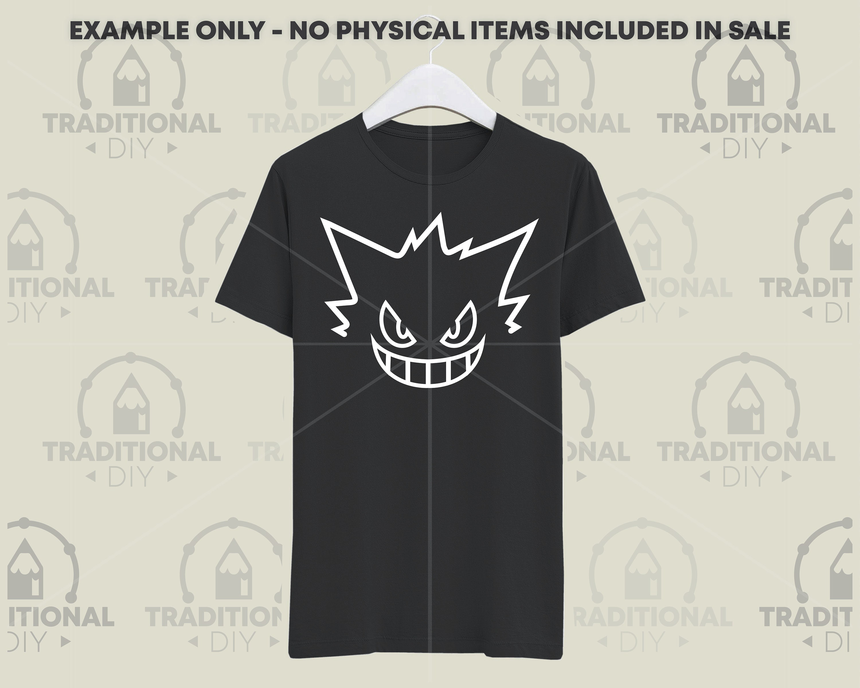 Gengar Face Stamp Pokemon Design SVG Bundle Digital File - Etsy Australia