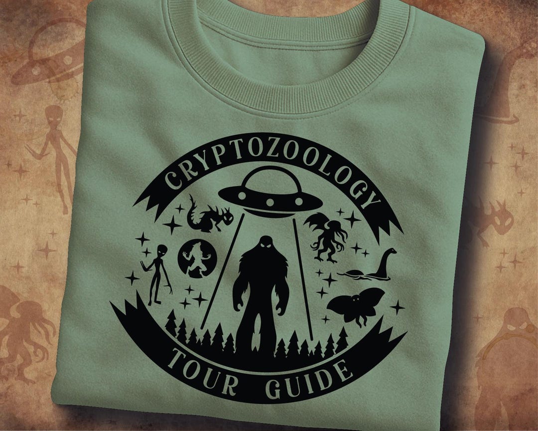 Cryptozoology Tour Guide | Cryptid & Mythology Shirt Design | SVG ...