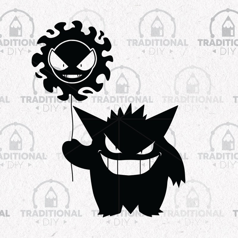 Gengar Svg - Etsy