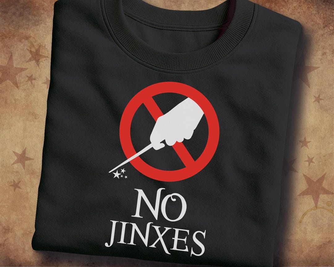 No Jinxes ! | Funny Magic Wand Warning Sign | Anti Spell Digital File ...