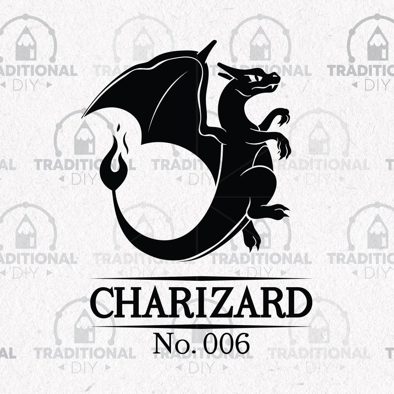 Charizard Svg - Etsy