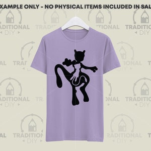 Mew & Mewtwo Design | Pokemon Evolutions | SVG Bundle | Digital File ...