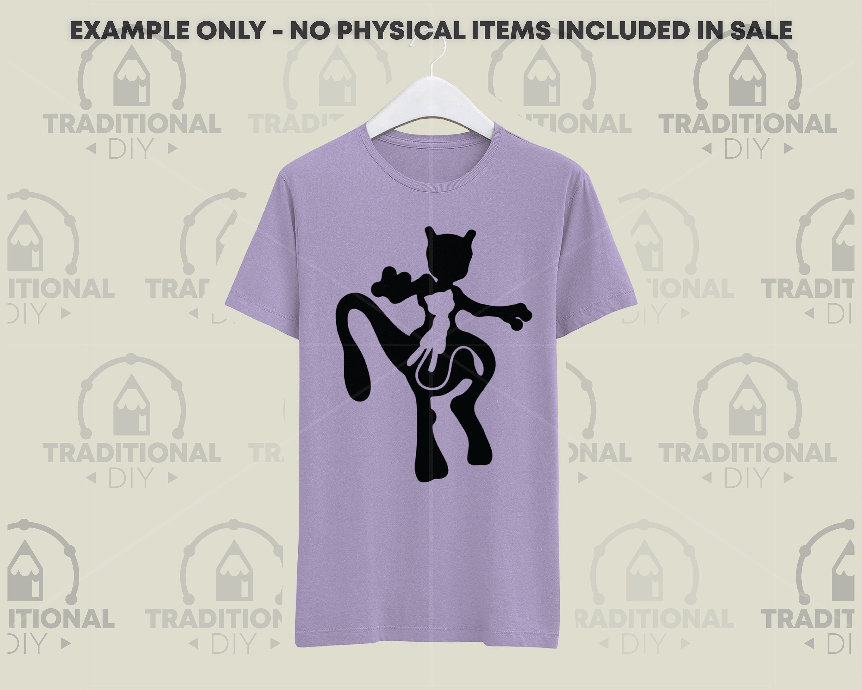 Mew & Mewtwo Design | Pokemon Evolutions | SVG Bundle | Digital File ...