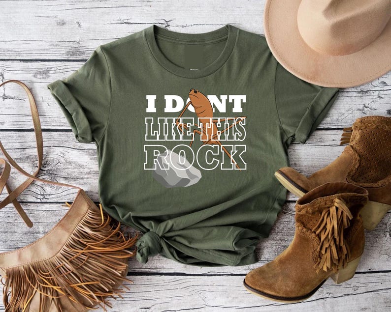 I Don’t Like This Rock Meme Shirt: Marcus the Worm Brain Rot Tee, Weird ...