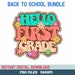 Retro Back to School Bundle Png, Hello School Bundle Png, Hello ...