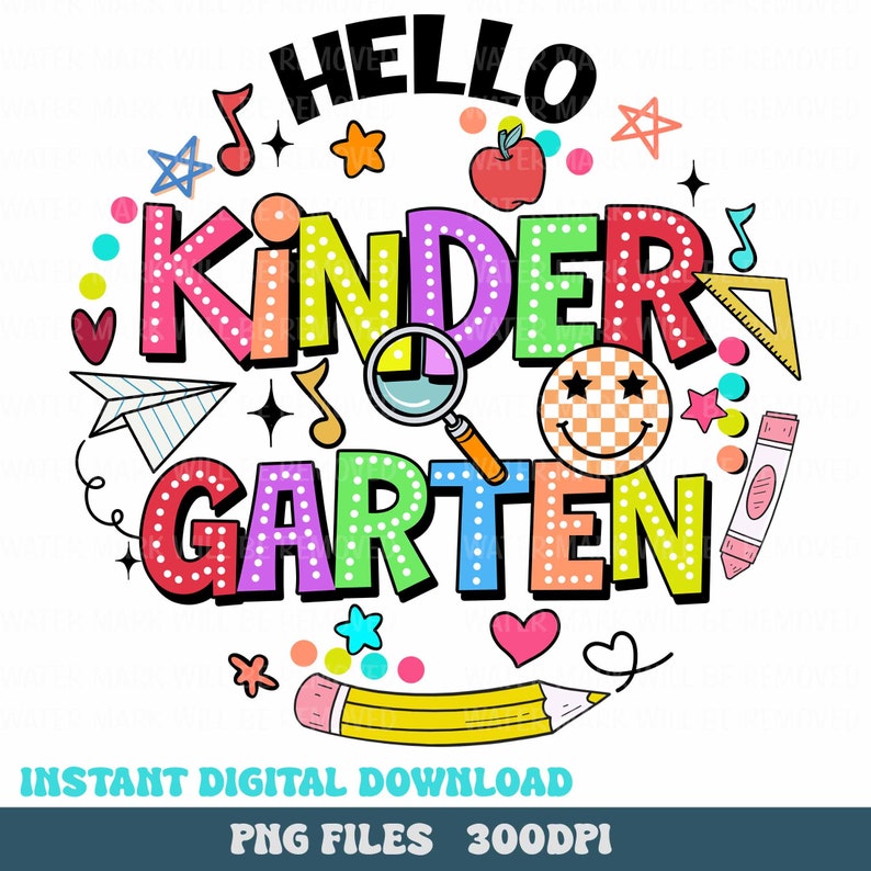 Hello First Grade Png, Hello School Bundle Png, Back to School Bundle ...