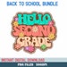 Retro Back to School Bundle Png, Hello School Bundle Png, Hello ...