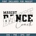 Dance Coach Svg, Mascot Dance Svg, Dance Team Competition, Dancing ...