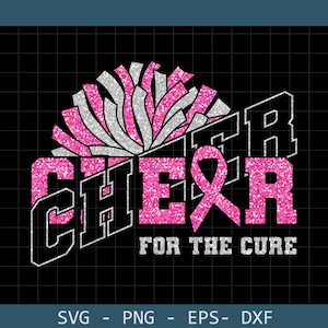 Cheer for the Cure Svg Png, We Fight Together, Breast Cancer Awareness ...