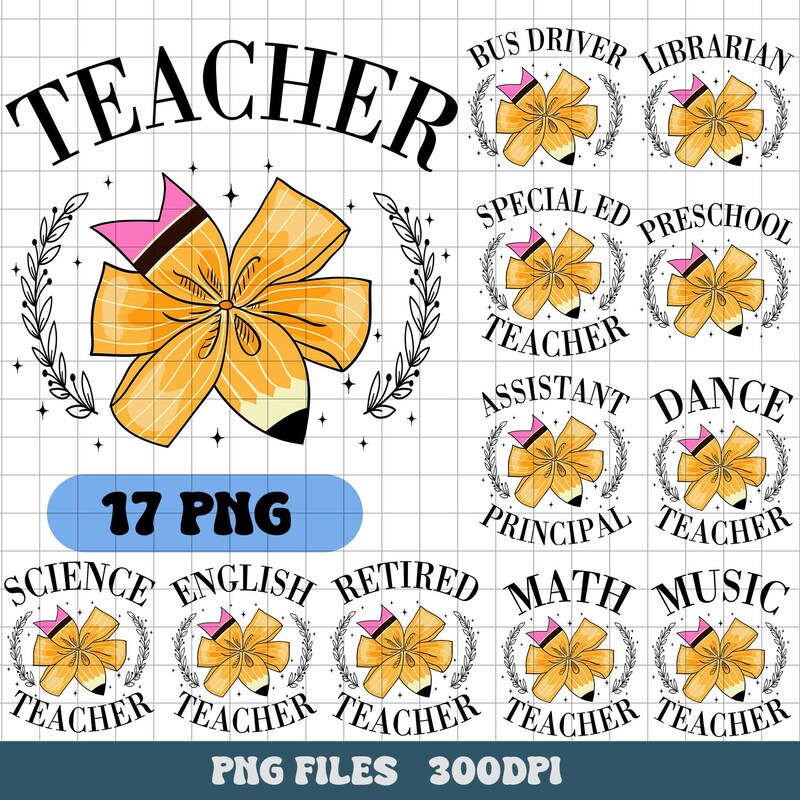 Teacher Png - Etsy