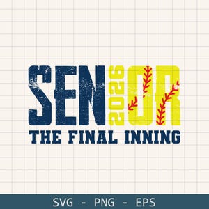 Softball Senior 2026 SVG Template: Shirt Design (digital Download) - Etsy