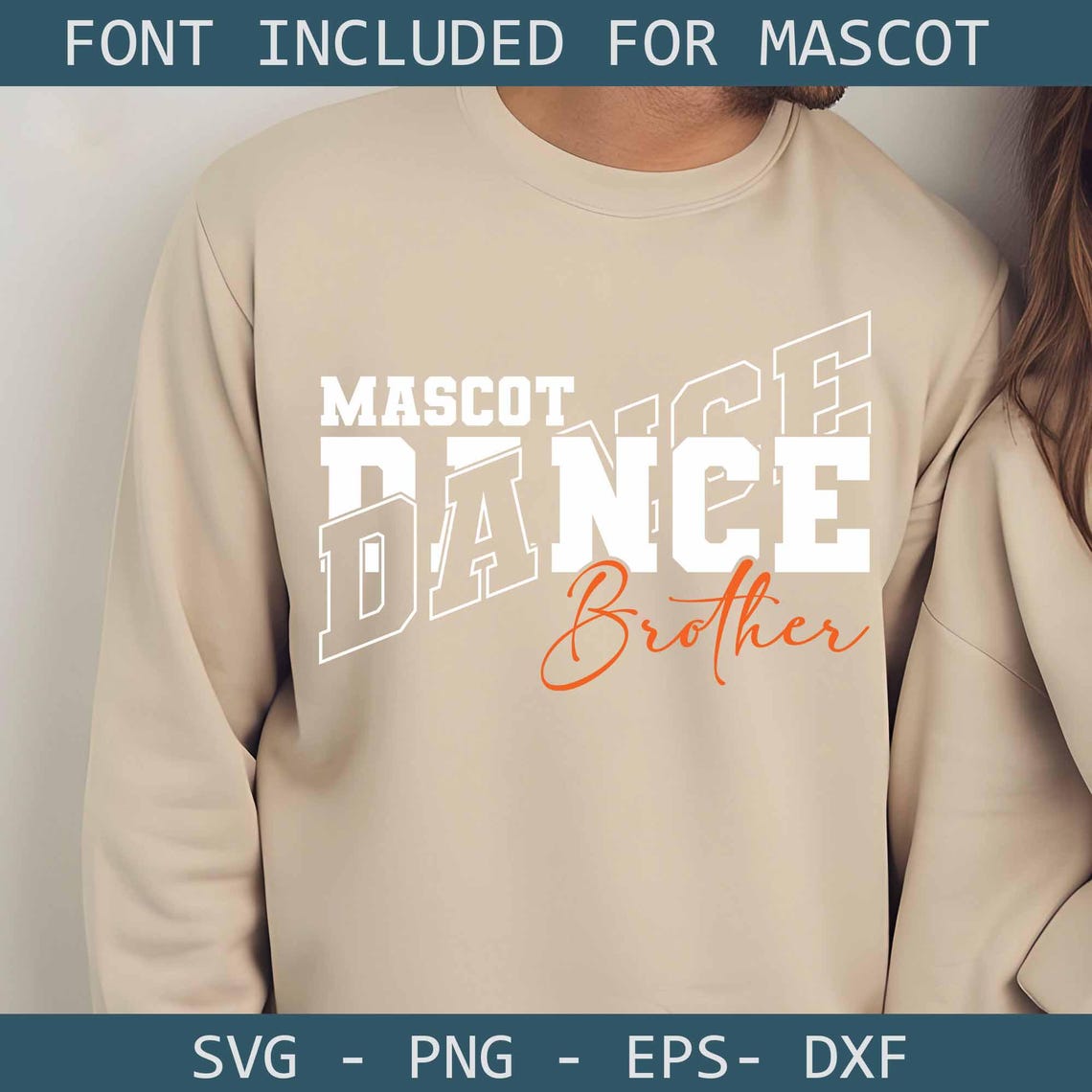 Mascot Dance Brother SVG: Dance Team Shirt Design (digital Files) - Etsy
