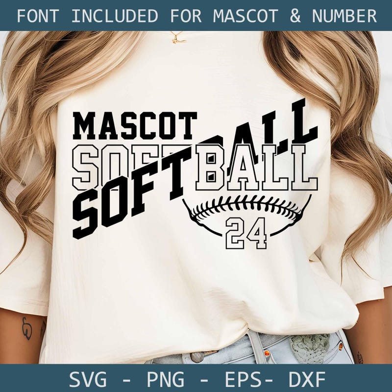Softball Mascot Prints - Etsy