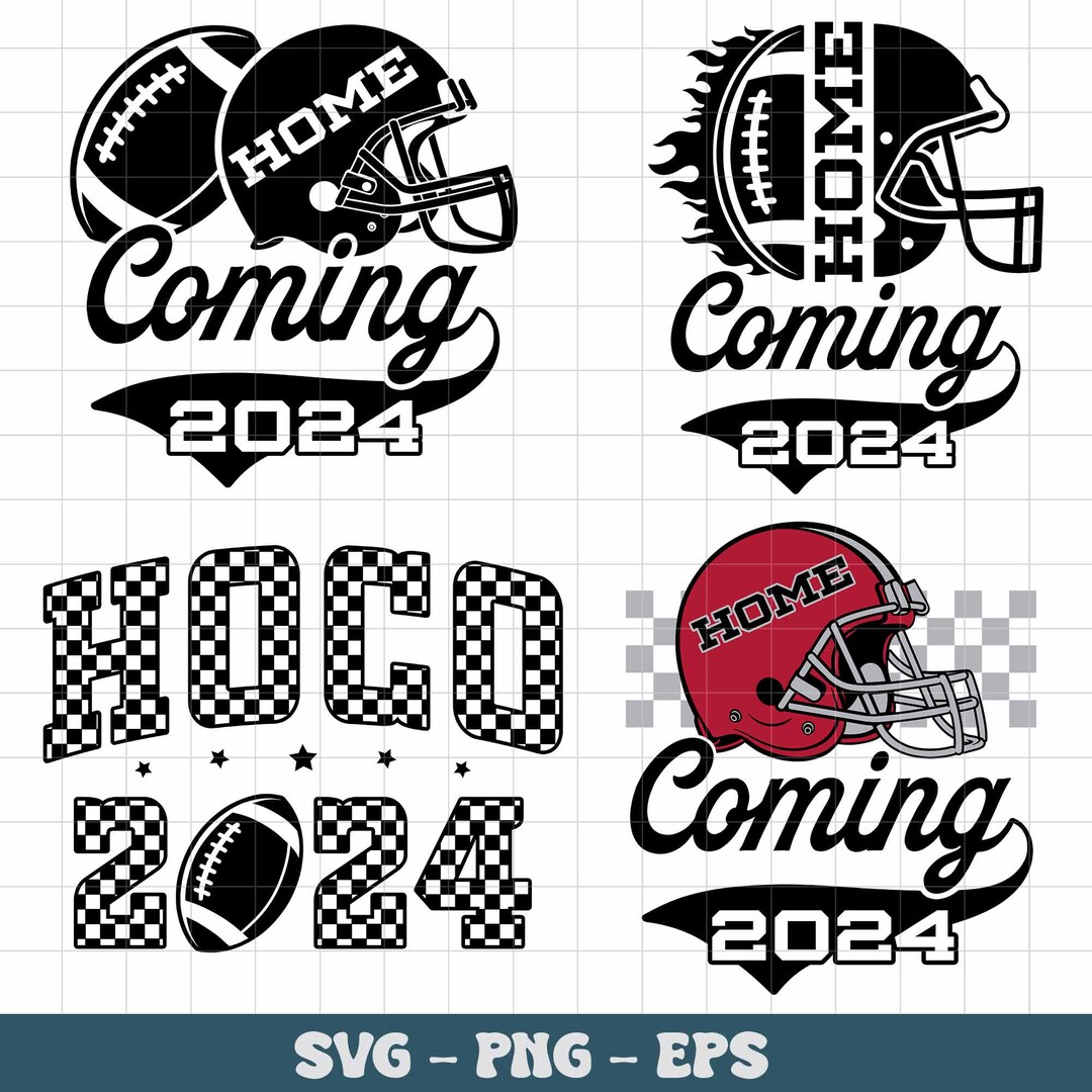 Hoco 2024 Svg Bundle, Checkered Hoco 2024, Game Day Bundle, Football ...