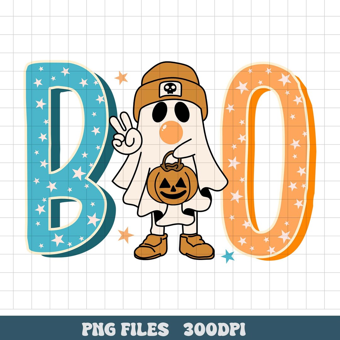 Boo Pumpkin Png, Cute Ghost Halloween, Cute Boo Png, Trick or Treat ...