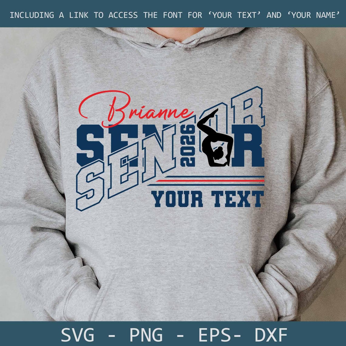 Gymnastics Senior Template Svg, Senior Cut File, Senior Mom Svg ...