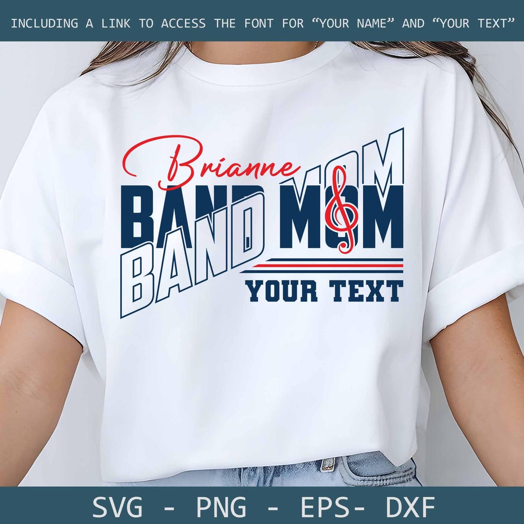 Band Mom Svg Png, Marching Band Mom Design, Band Team Template Svg ...
