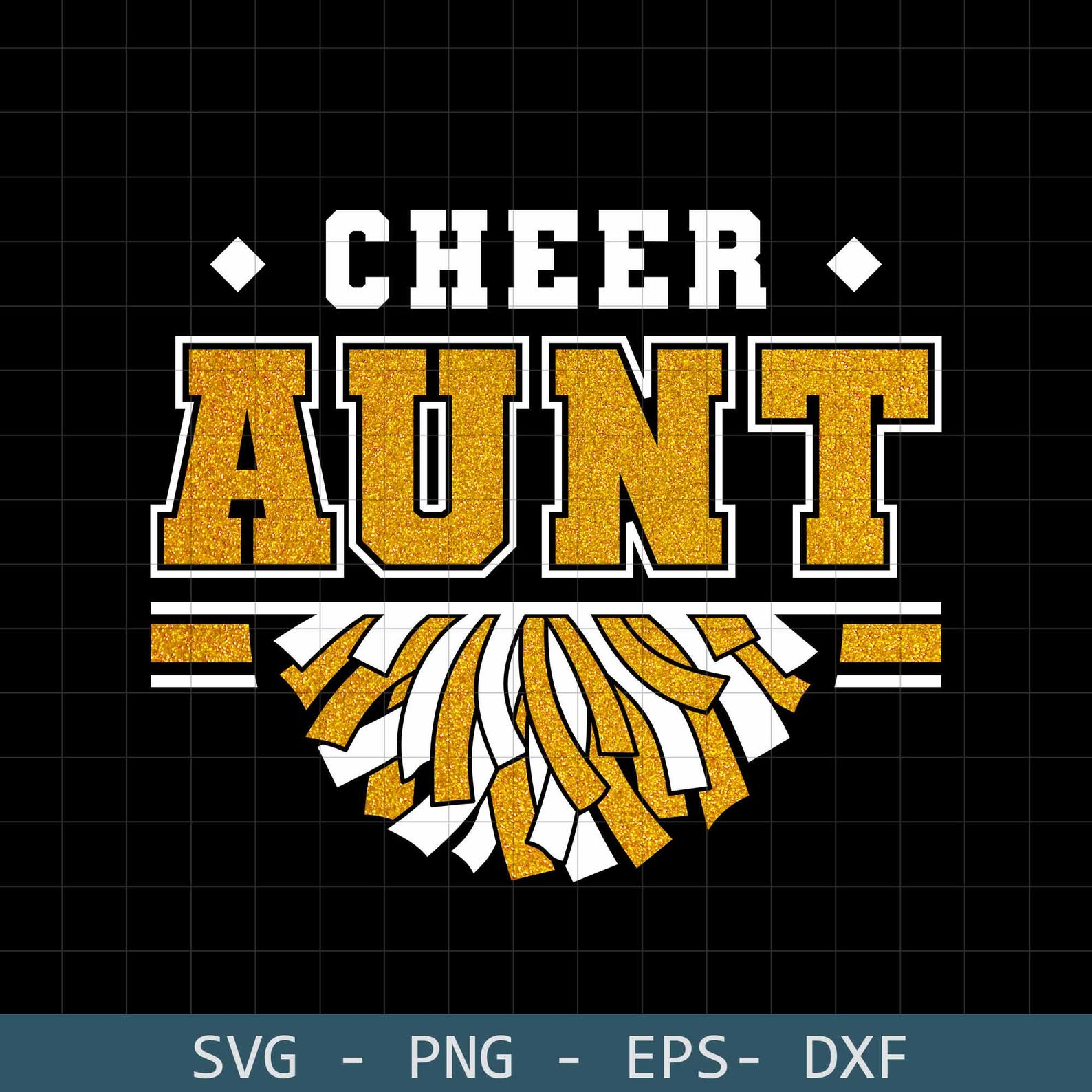 Cheer Aunt Svg, Cheerleader Aunt Shirt, Cheer Family Svg, Cheerleading ...