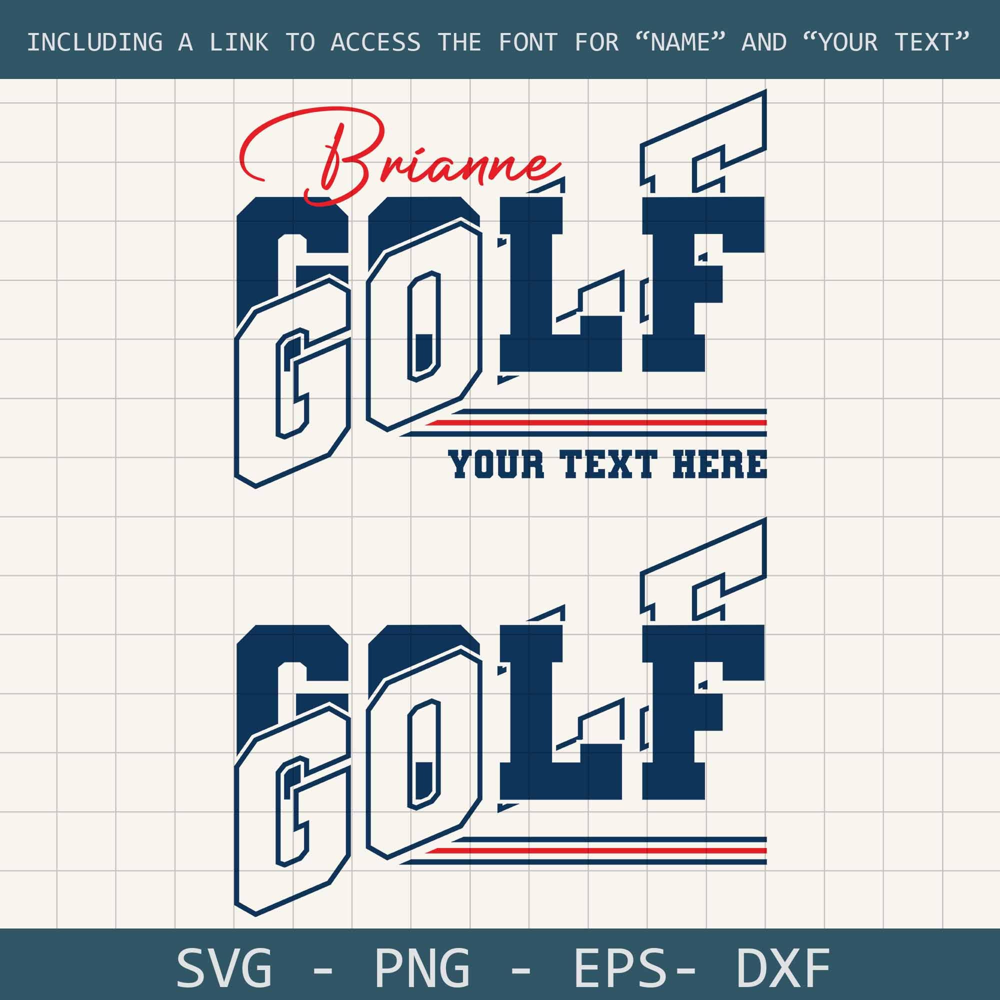 Golf Svg Png, Golf Team Template, Logo Design, Golf Mom, Golf Dad, Svg ...