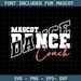 Dance Coach Svg, Mascot Dance Svg, Dance Team Competition, Dancing ...