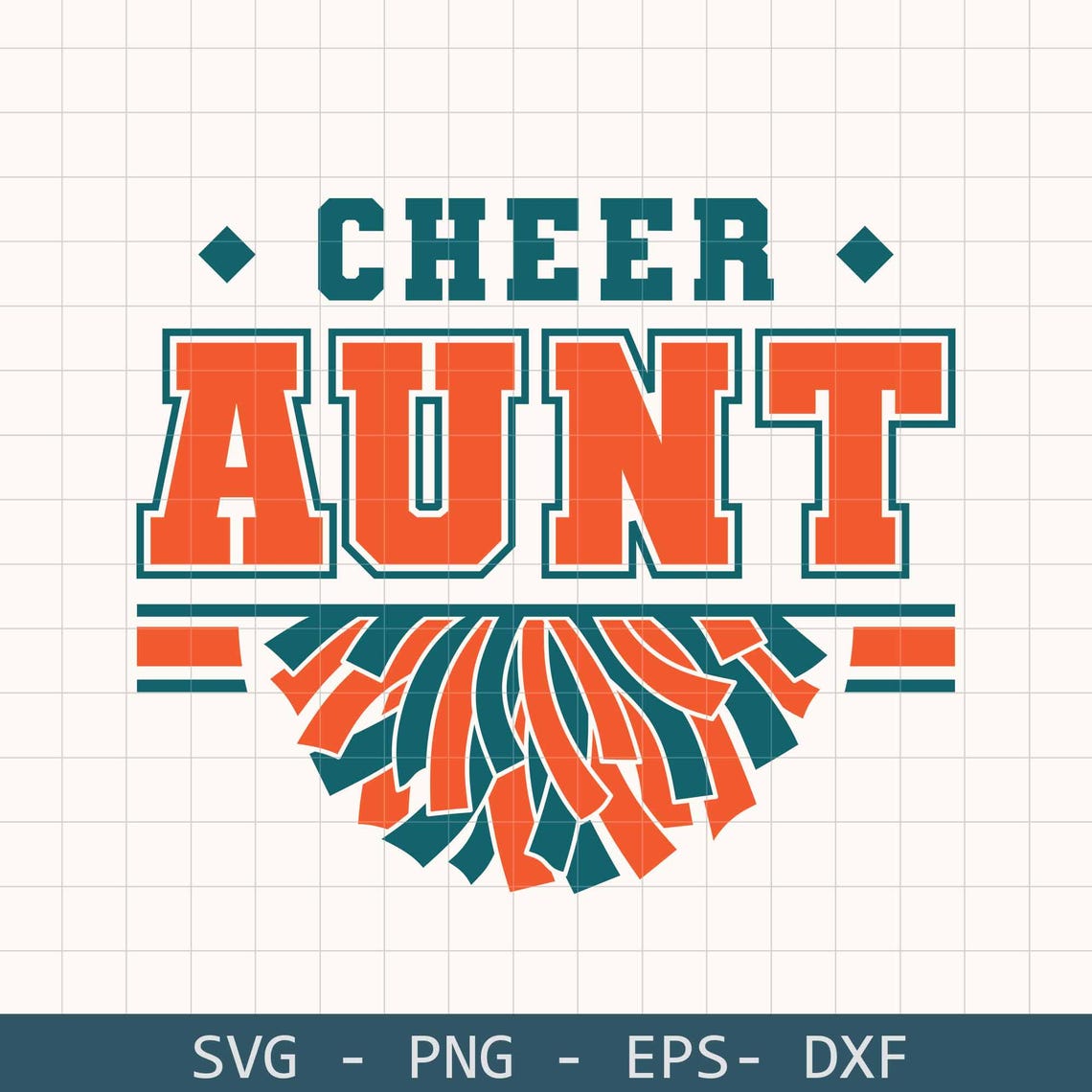 Cheer Aunt Svg, Cheerleader Aunt Shirt, Cheer Family Svg, Cheerleading ...