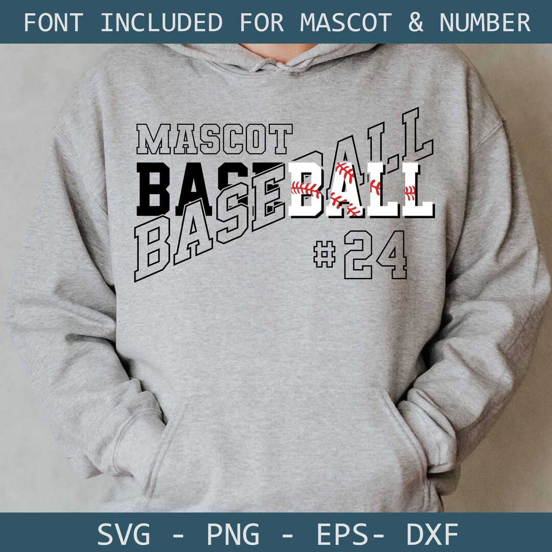 Baseball Svg, Baseball Team Template Svg, Mascot Baseball, Custom ...