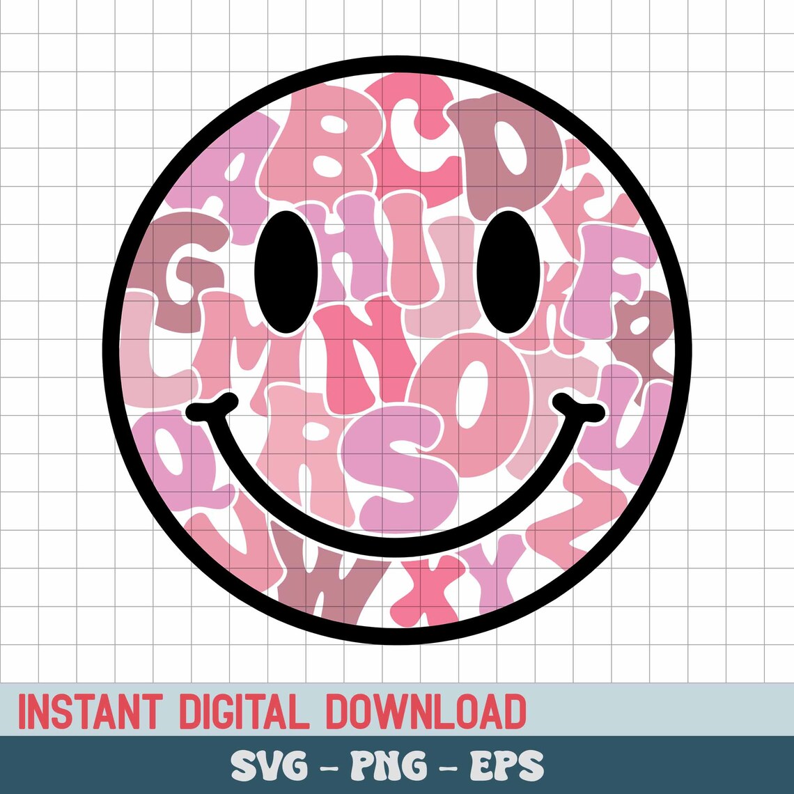 Back to School Svg Png, Alphabet Smiley Face, ABC Smiley Sublimation ...
