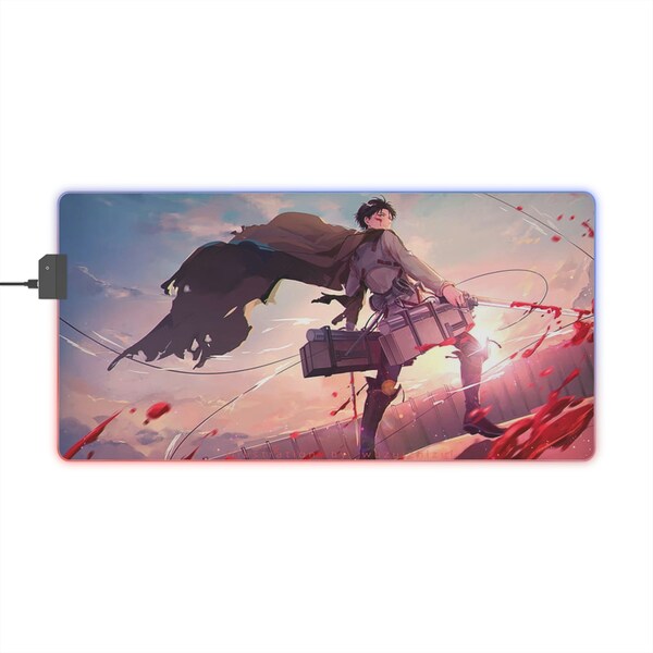 Levi Anime Mouse Pad - Etsy UK