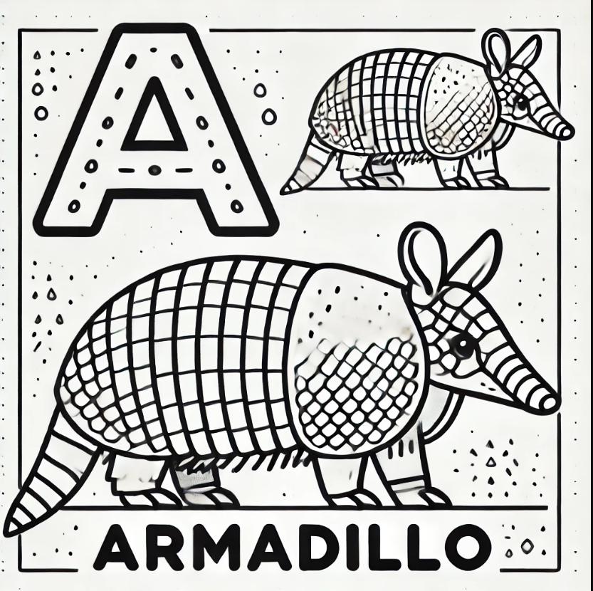 Interactive Animal Alphabet Coloring Book Perfect for Preschool and 1st ...