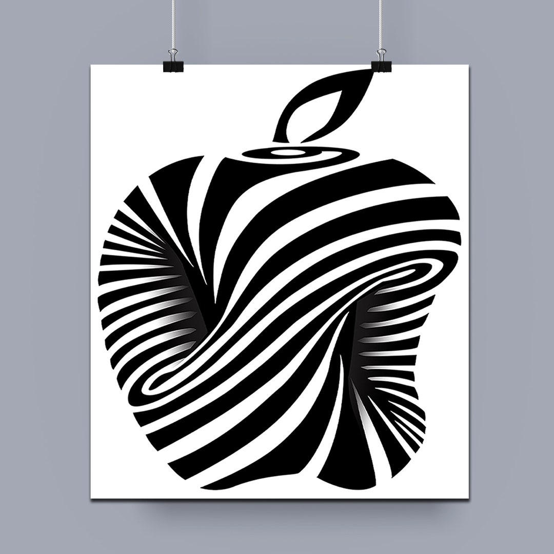 Apple, Optical Illusion, Attractive Image Will Capture the View, Life ...