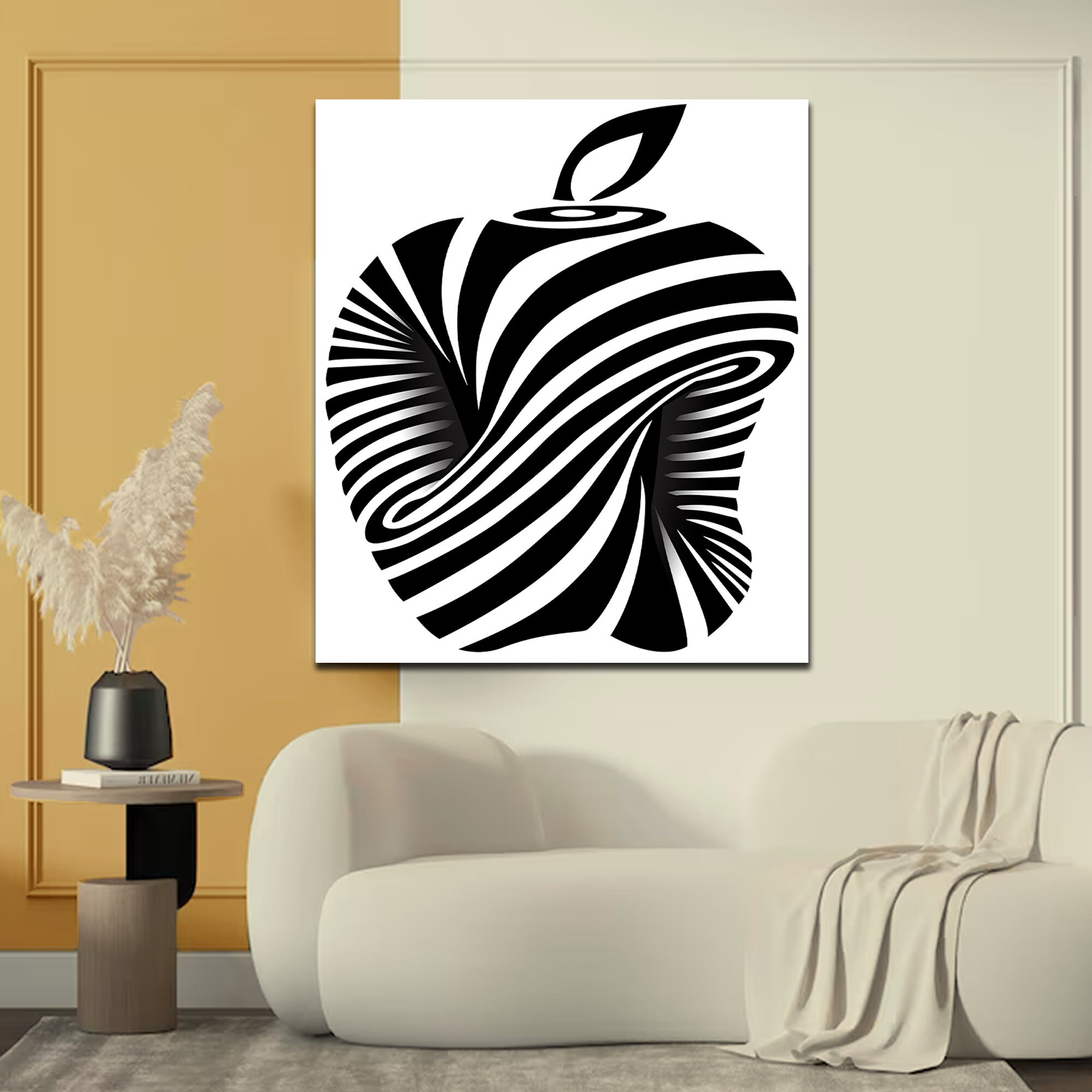 Apple, Optical Illusion, Attractive Image Will Capture the View, Life ...