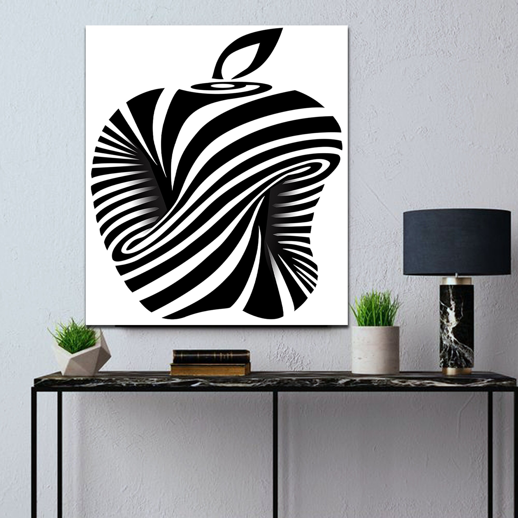 Apple, Optical Illusion, Attractive Image Will Capture the View, Life ...