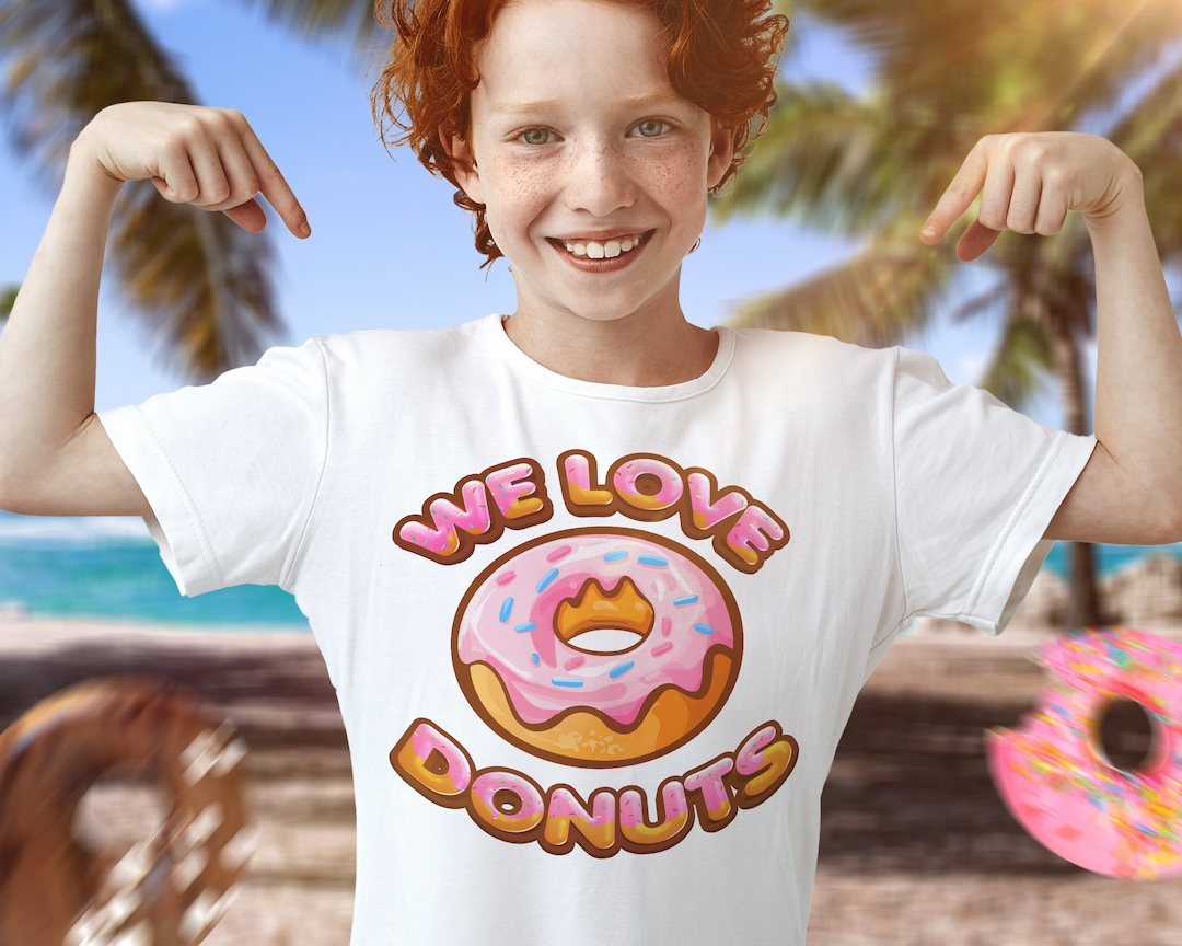 We Love Donuts I Love Donuts Donuts Shop Tshirt We Love - Etsy