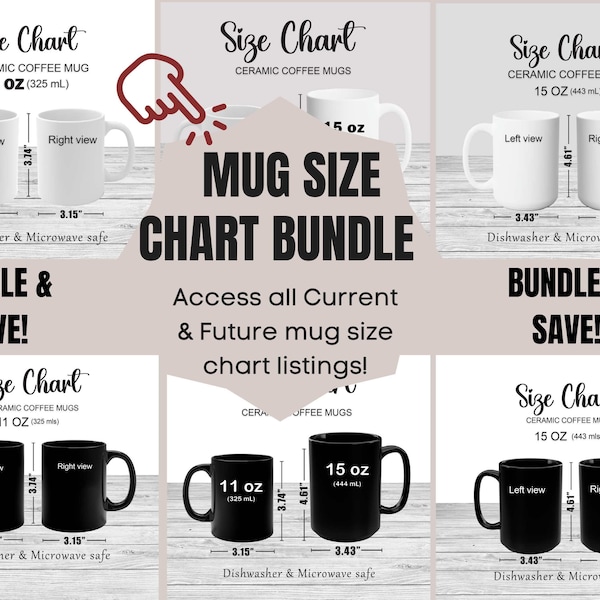 Printify Mug Chart - Etsy