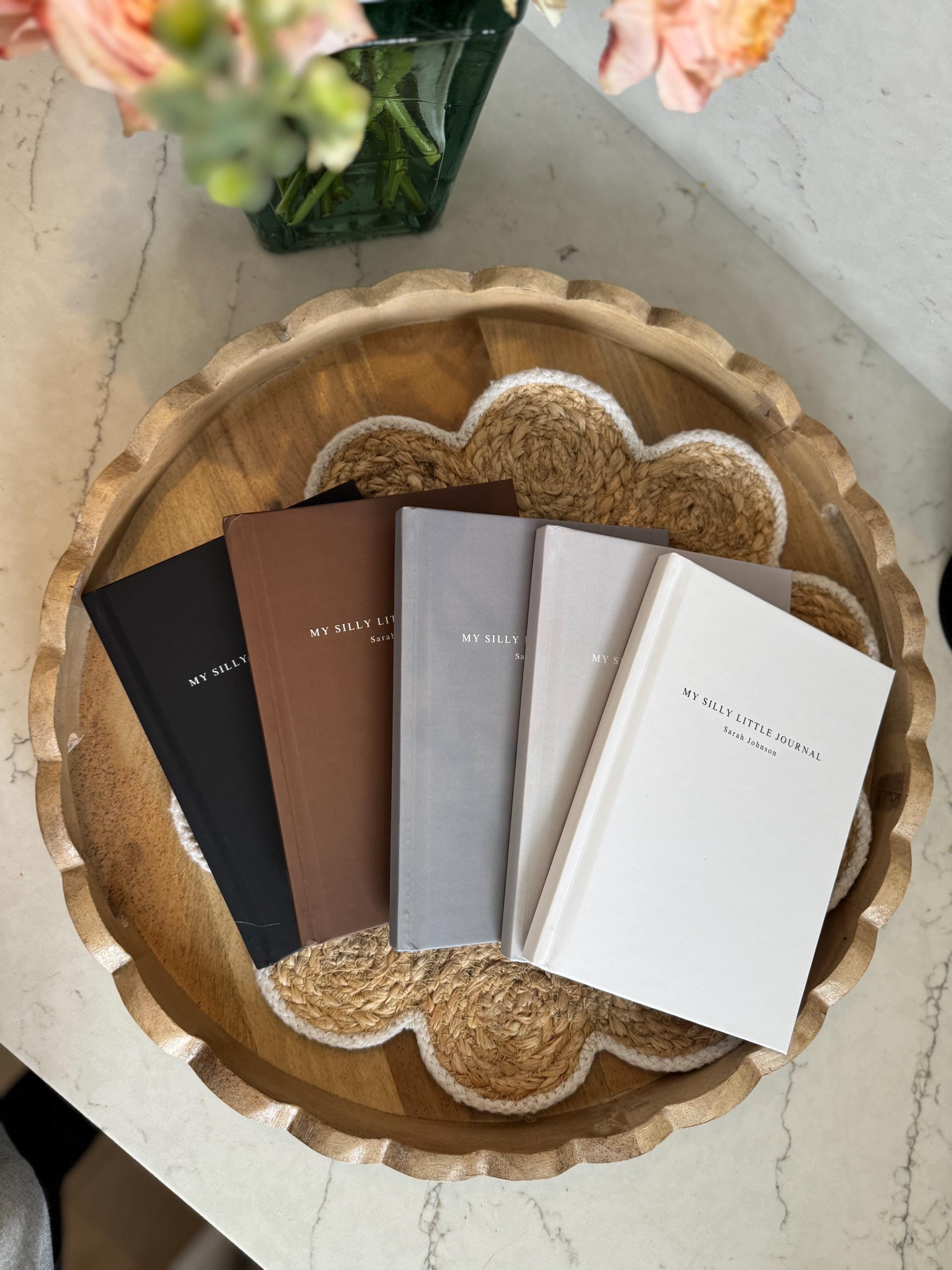 Personalized Minimalist Journal - Custom Hardcover Notebook for Writers ...