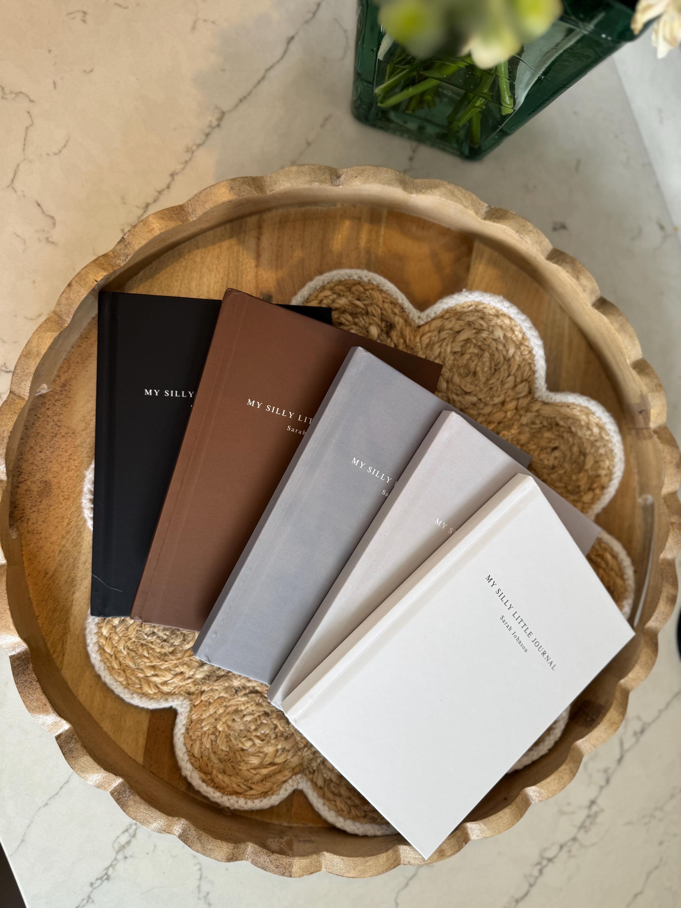 Personalized Minimalist Journal - Custom Hardcover Notebook for Writers ...