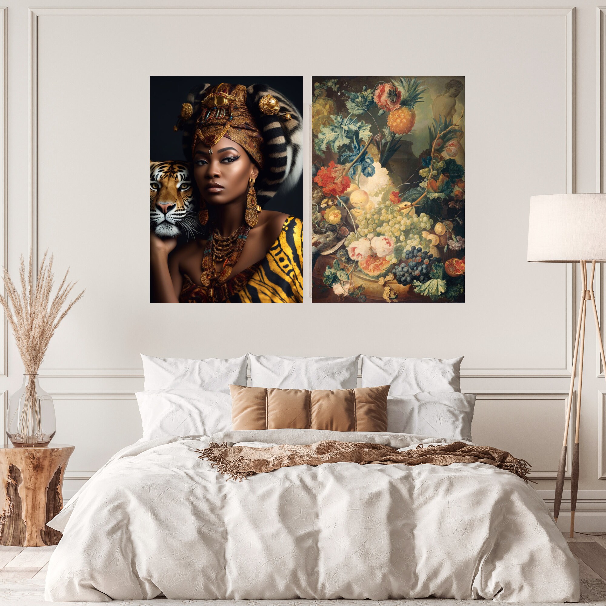 African Digital Art, African Print, Cultural Art, African-themed Home ...