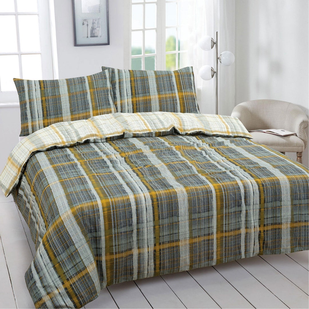 Vantona Clifford Plaid Duvet Cover Set - Multi - Etsy