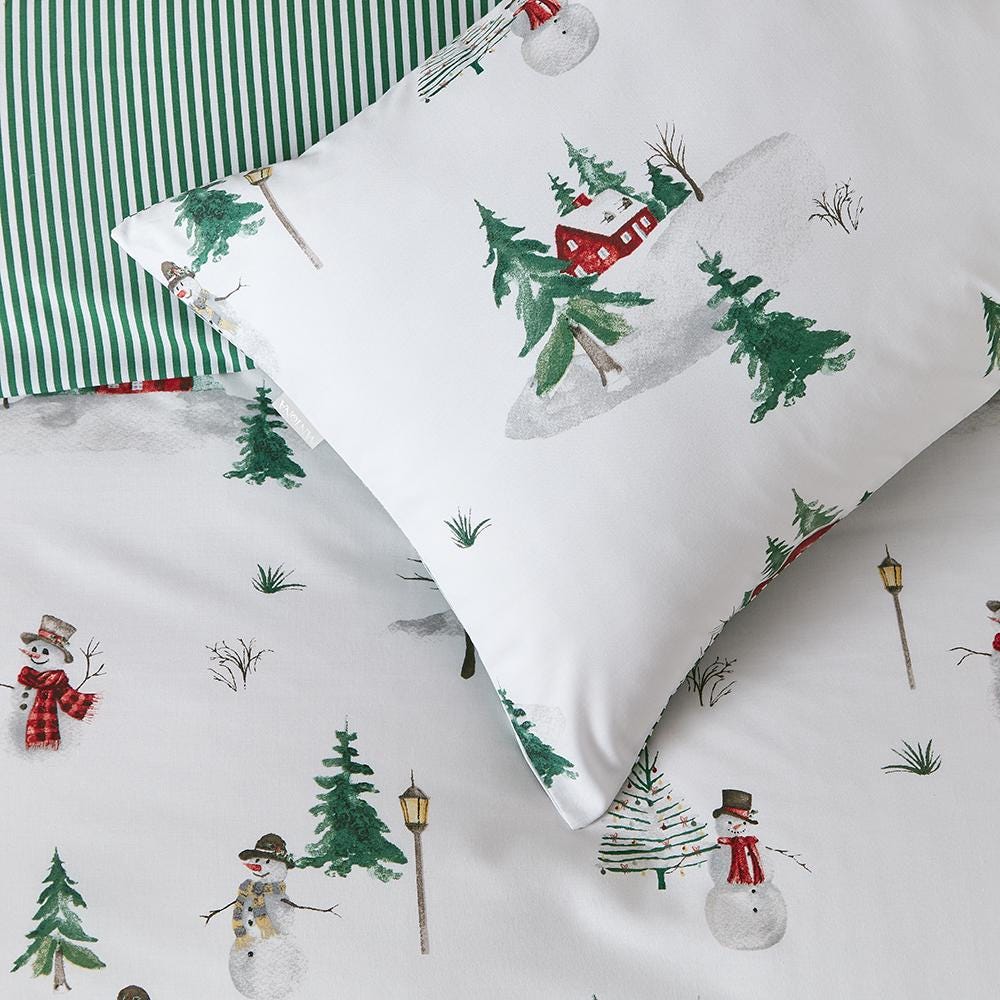 Vantona Essentials Snowmen Duvet Cover Set - Multi - Etsy