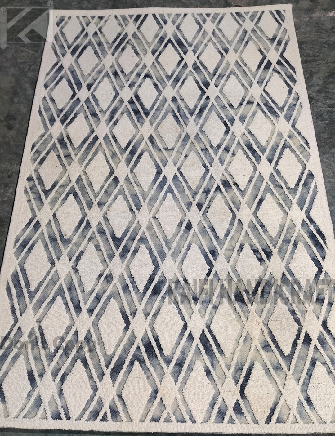 Modern Hand Over Tuft Rug for Bedroom, Living Room, Dining Area and for ...