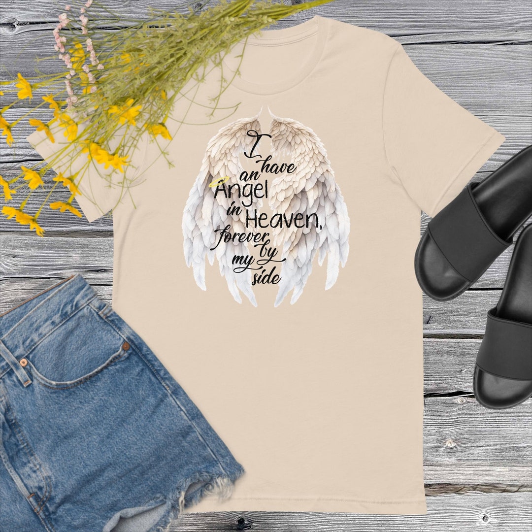 Angel Wings Memorial T-shirt: Remembrance Gift - Etsy