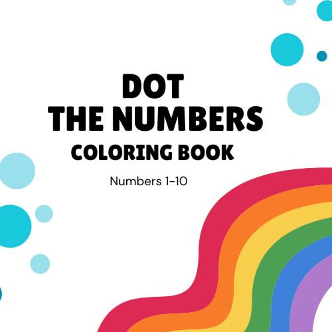 Magical Dot-to-number Adventure Coloring Book for Kids, Dot-to-number ...