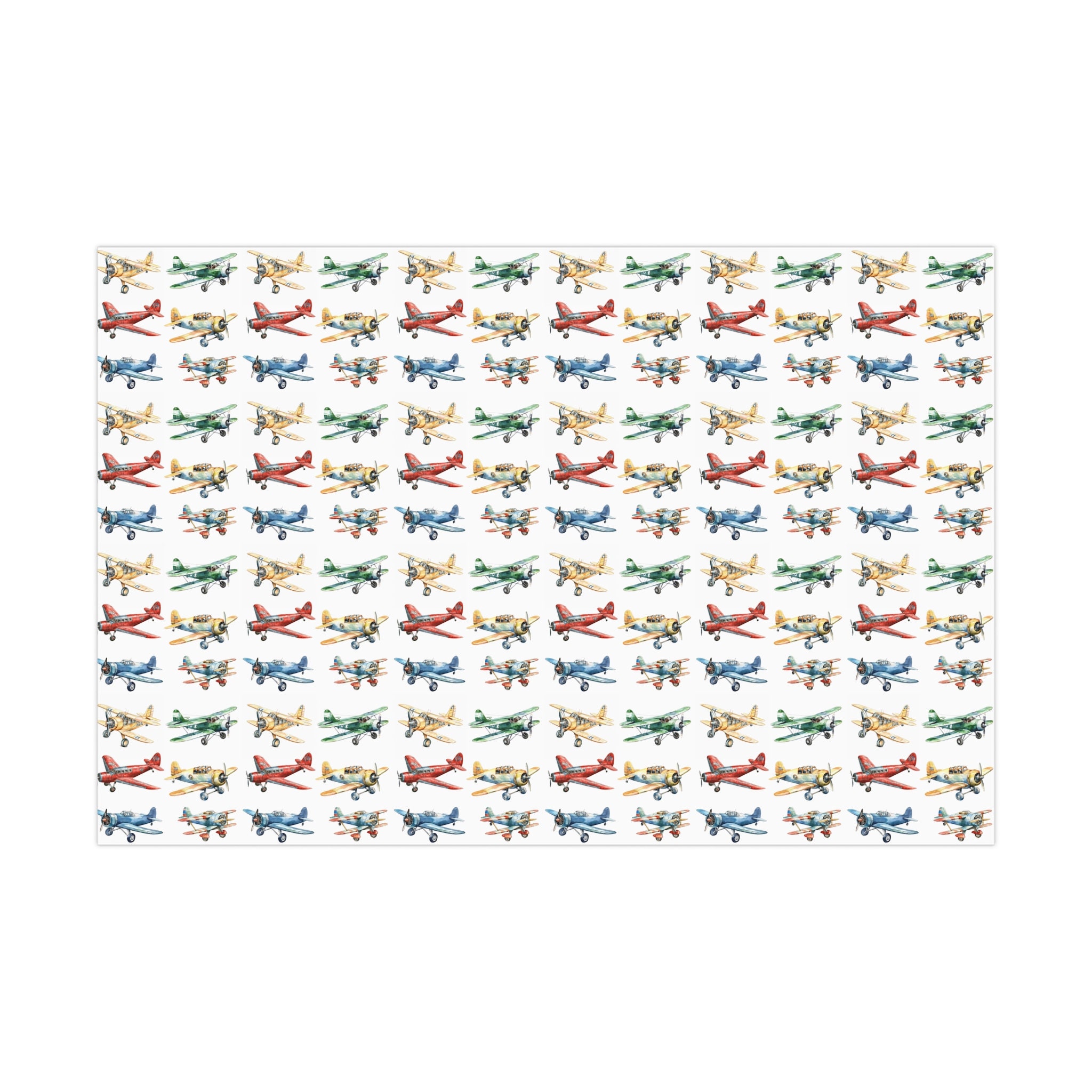 Vintage Airplane Wrapping Paper - Etsy