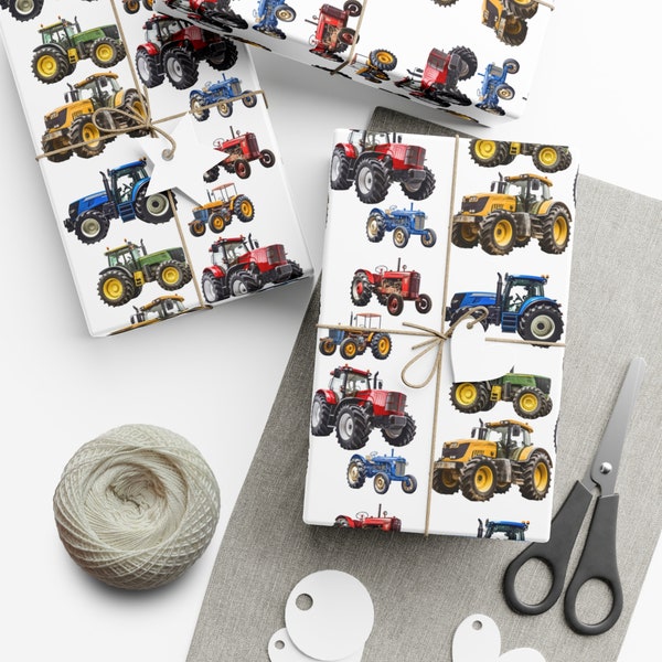 Personalised Tractor Gift Paper - 60+ Gift Ideas for 2024