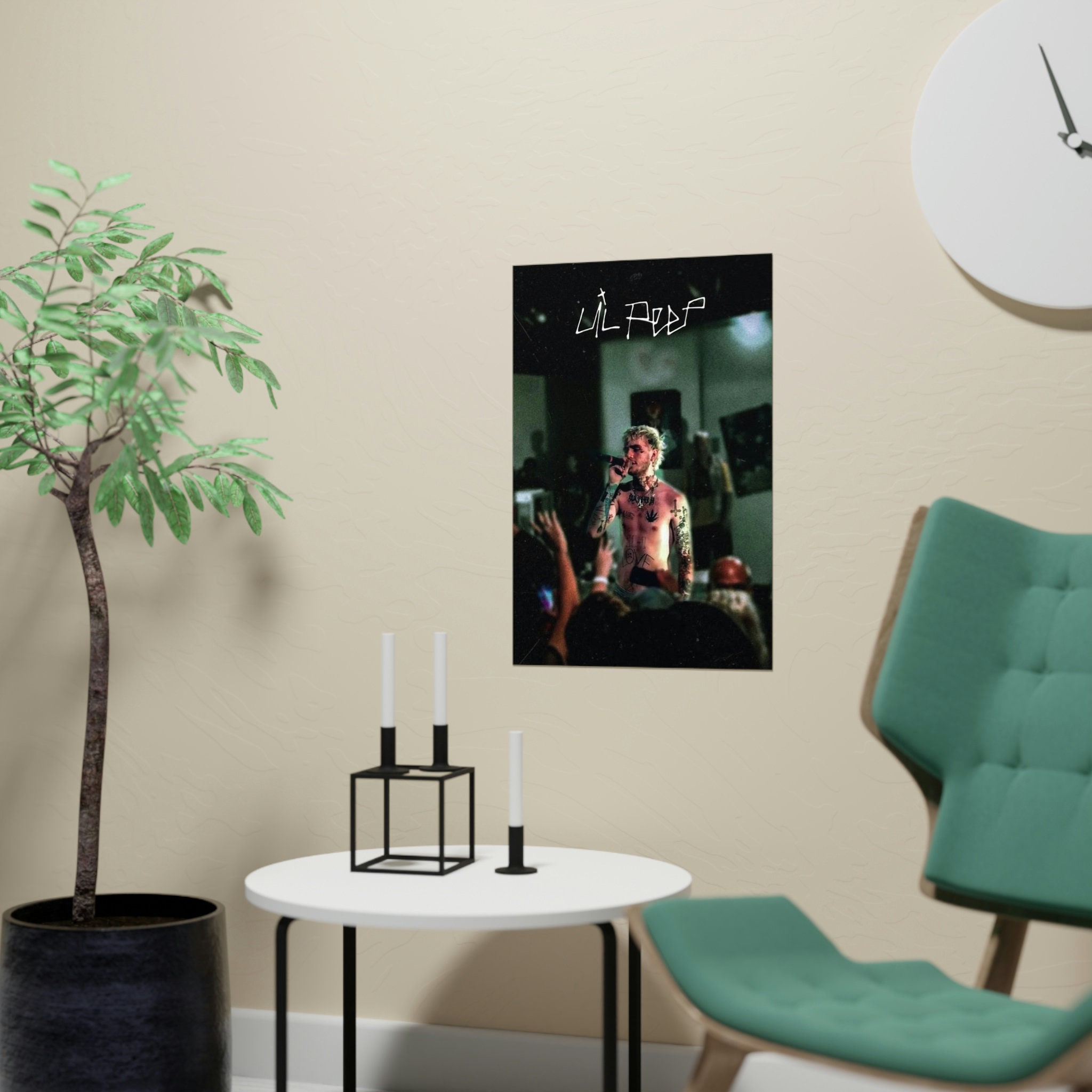 Lil Peep Poster, Rap Poster, Music Poster Designed & Sold By AhmeSamy