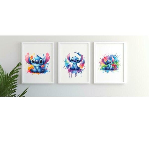 Stitch Poster - Etsy