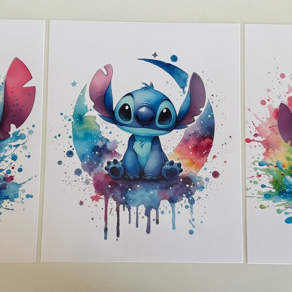 Stitch Poster - Etsy