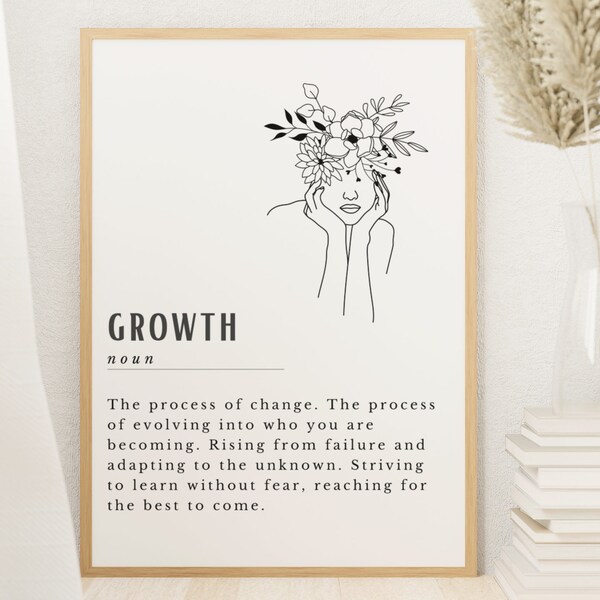 Personal Growth Printable Wall Art - Etsy