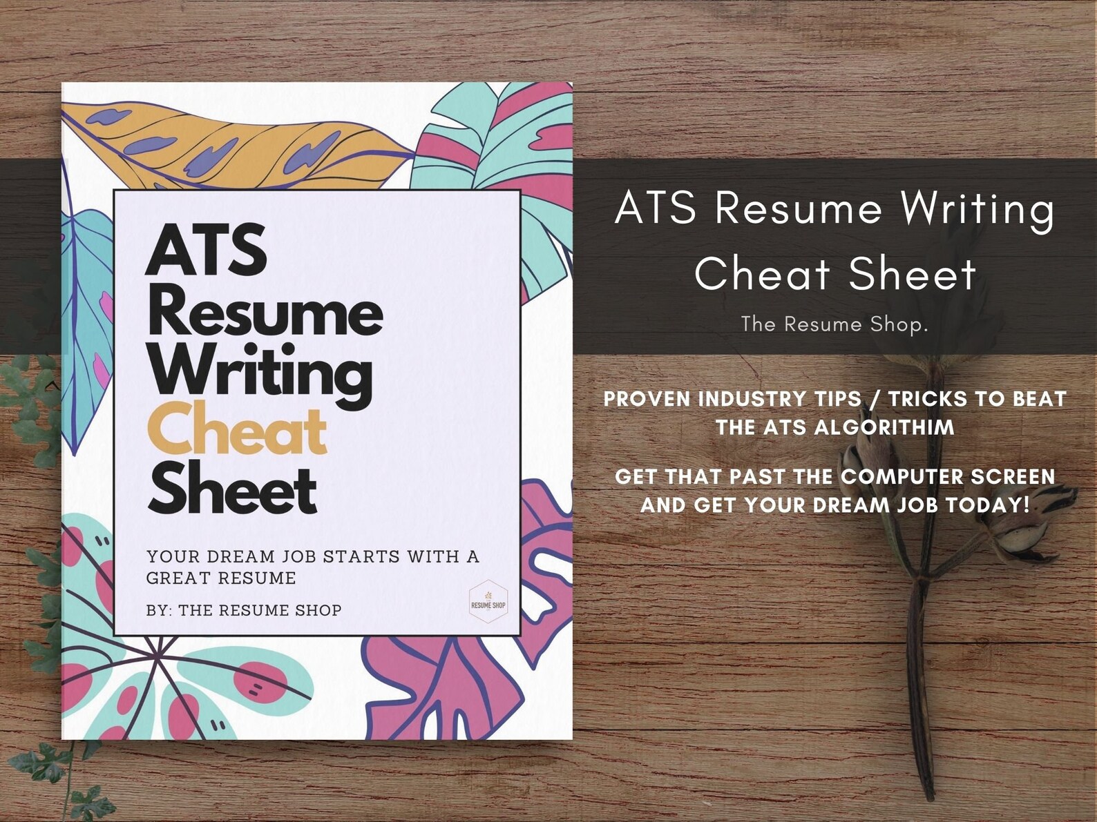 Modern Resume and Cover Letter Template ATS CV Template Resume - Etsy