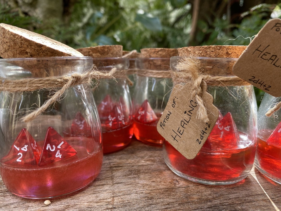 100ml D&D Dice Potion of Healing or Greater Healing! - Etsy